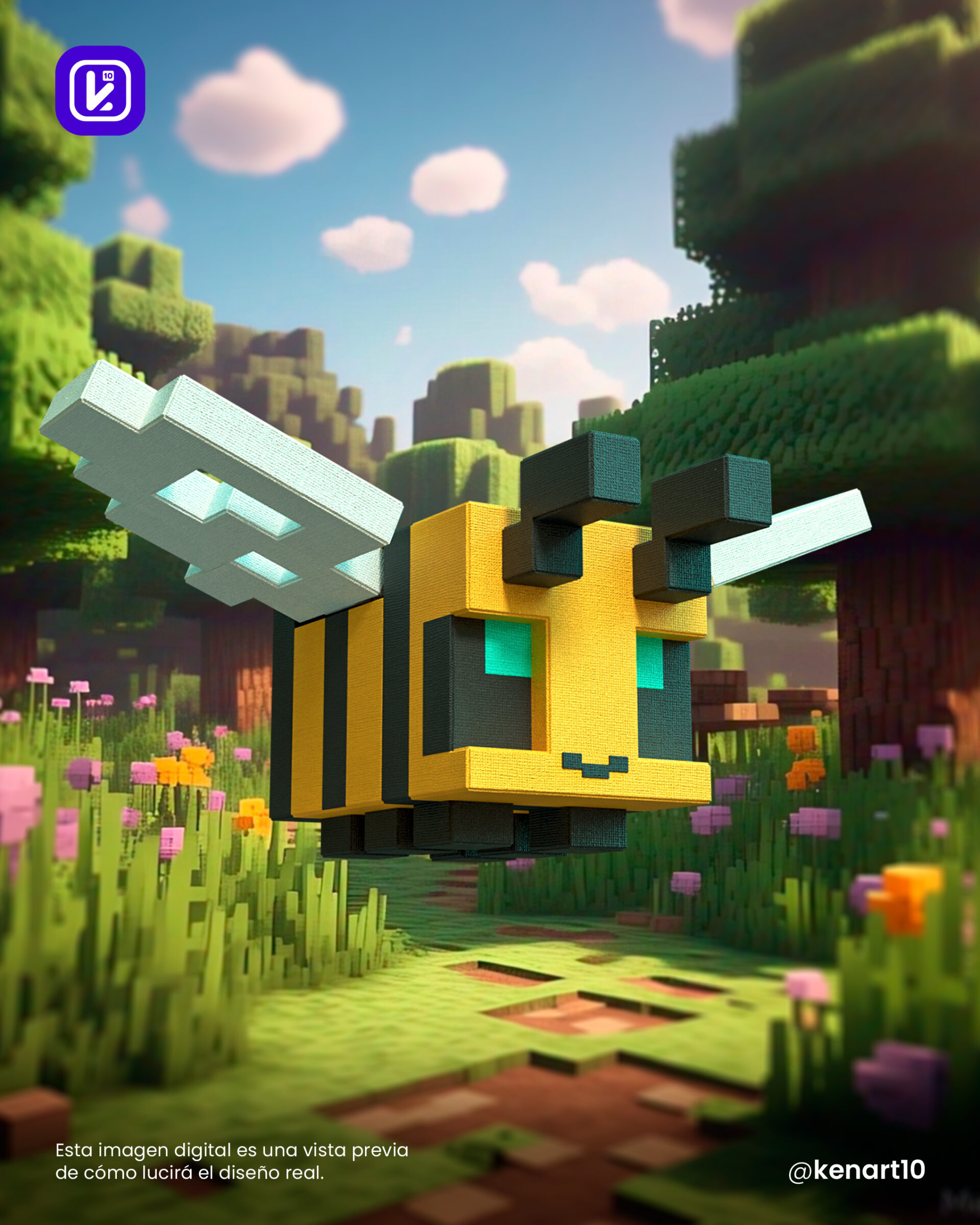 Abeja Minecraft