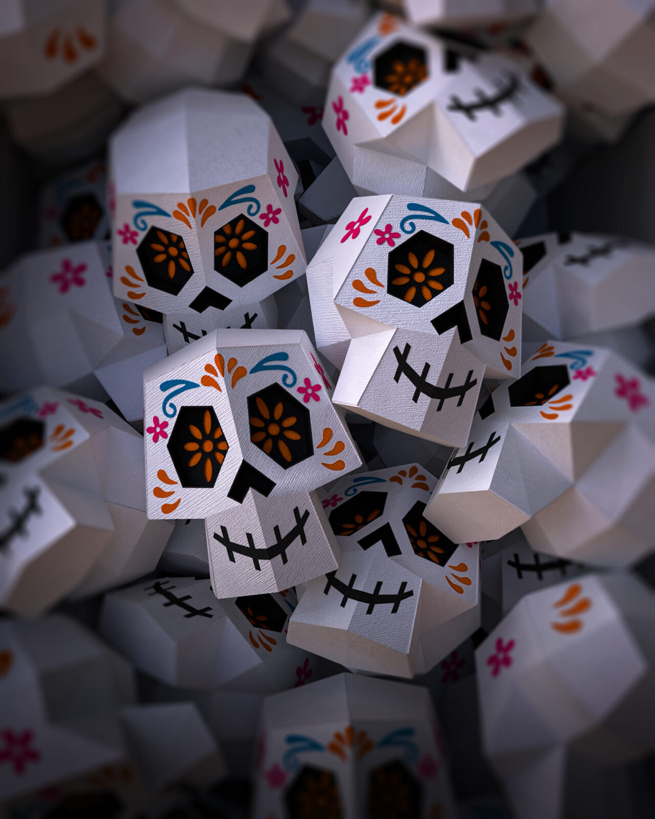 Calavera Coco Papercraft